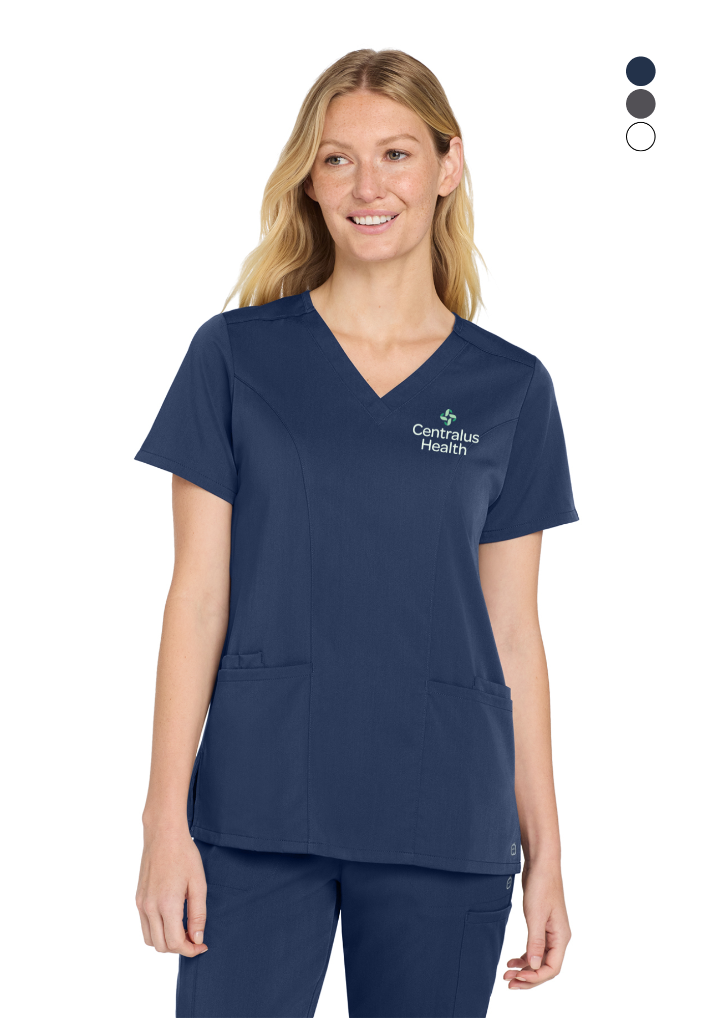 Wink Premiere Flex V-Neck Scrubs Top - Women’s | Centralus Health
