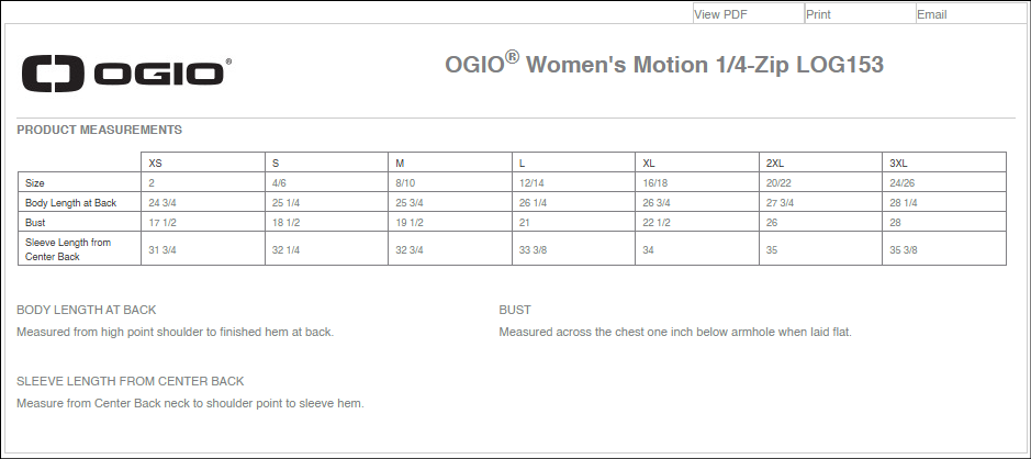 OGIO® Motion 1/4-Zip - Women's | Centralus Health