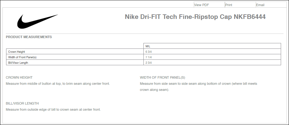 Nike Dri-FIT Tech Fine-Ripstop Cap | Centralus Health